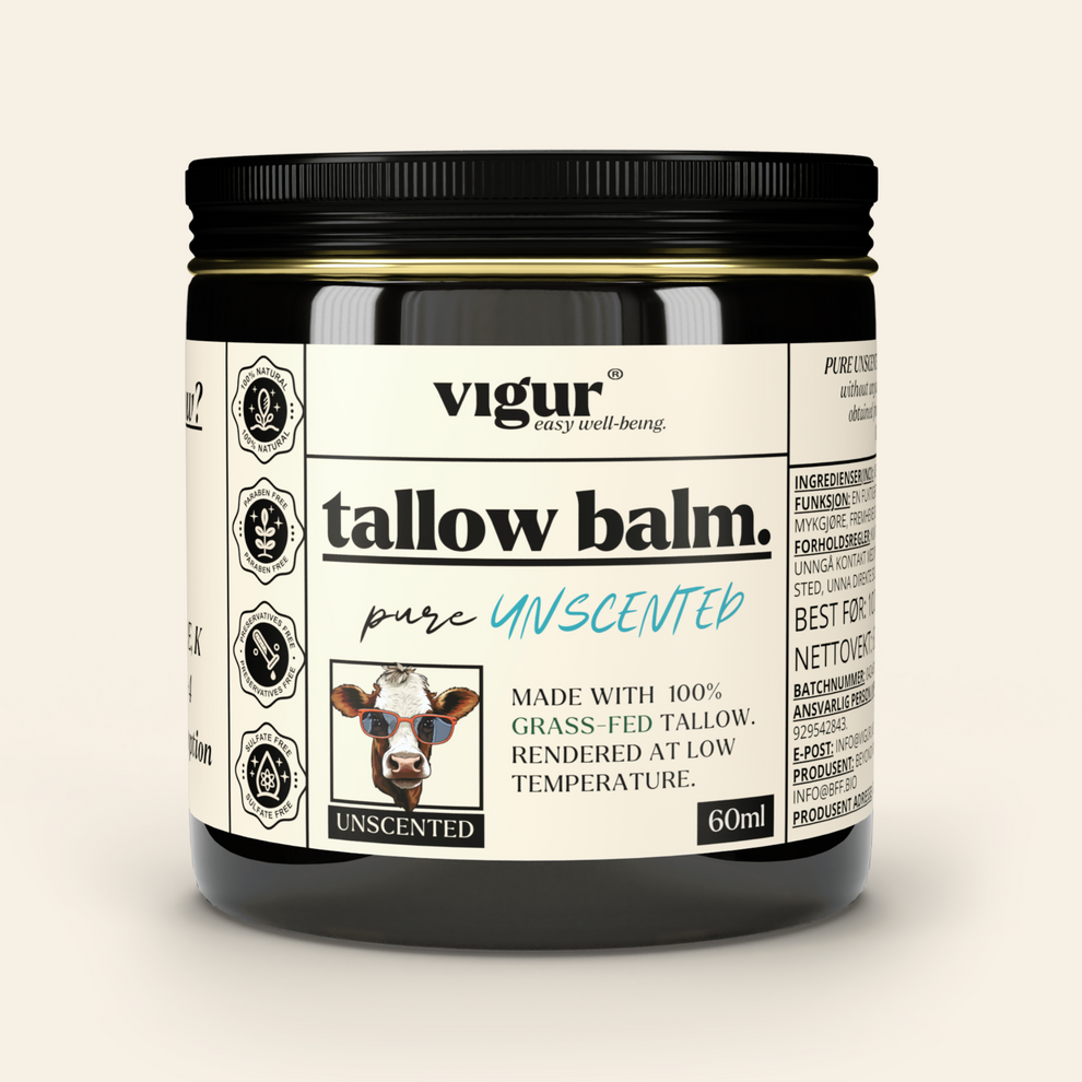 Hudkrem ''NATURELL'' av Talg – Vigur.no